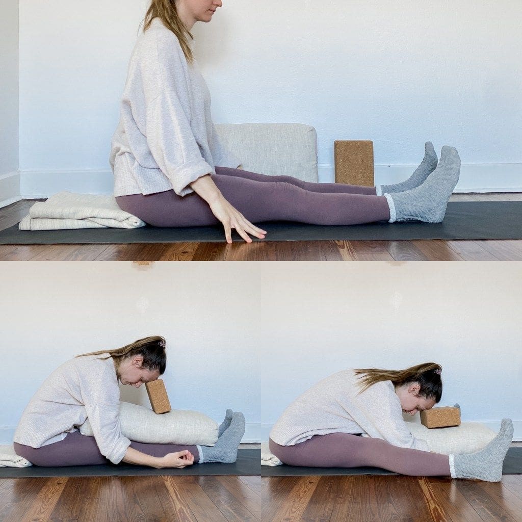 Seated Forward Bend Pose - Paschimottanasana पश्चिमोत्तानासन Yoga