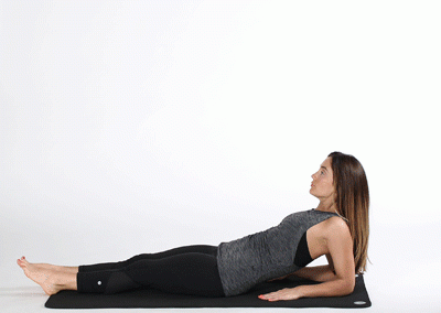 Crocodile Pose - Makarasana मकरासन Yoga Asana Collection